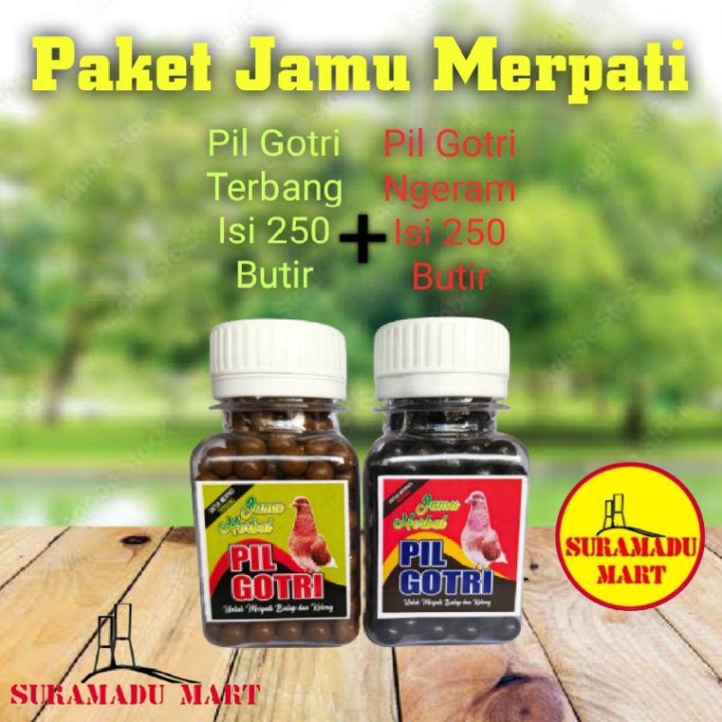 Jual Paket Hemat Jamu Merpati Pil Gotri Terbang + Pil Gotri Ngeram ...