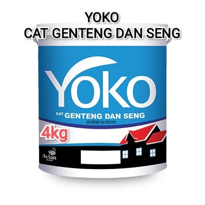 Jual Yoko Cat Tembok dan Seng 4kg - Avian - Cat Atap - Genteng | Shopee ...