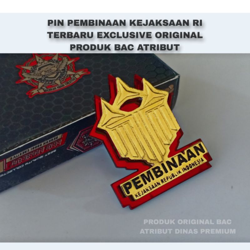 Jual PIN PEMBINAAN KEJAKSAAN RI Terbaru Bac atribut | Shopee Indonesia