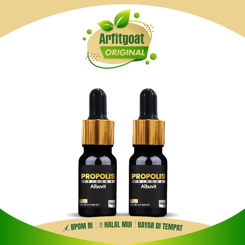 Jual [Paket 2 Botol] Albuvit Propolis Trigona Asli Memelihara Daya ...