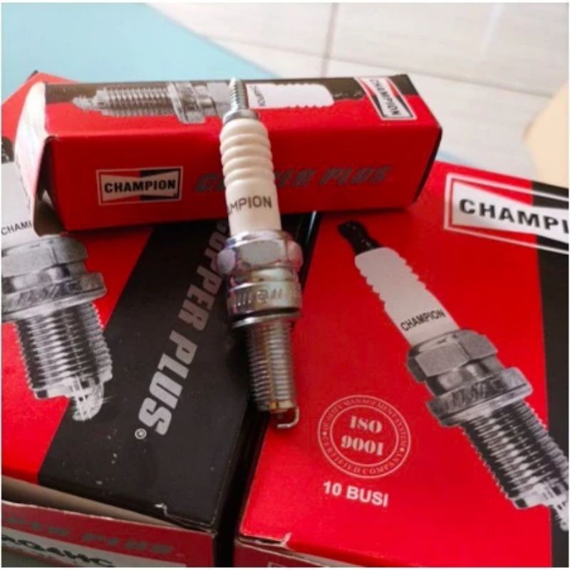 Jual busi champion RG4HC kharisma drat panjang | Shopee Indonesia