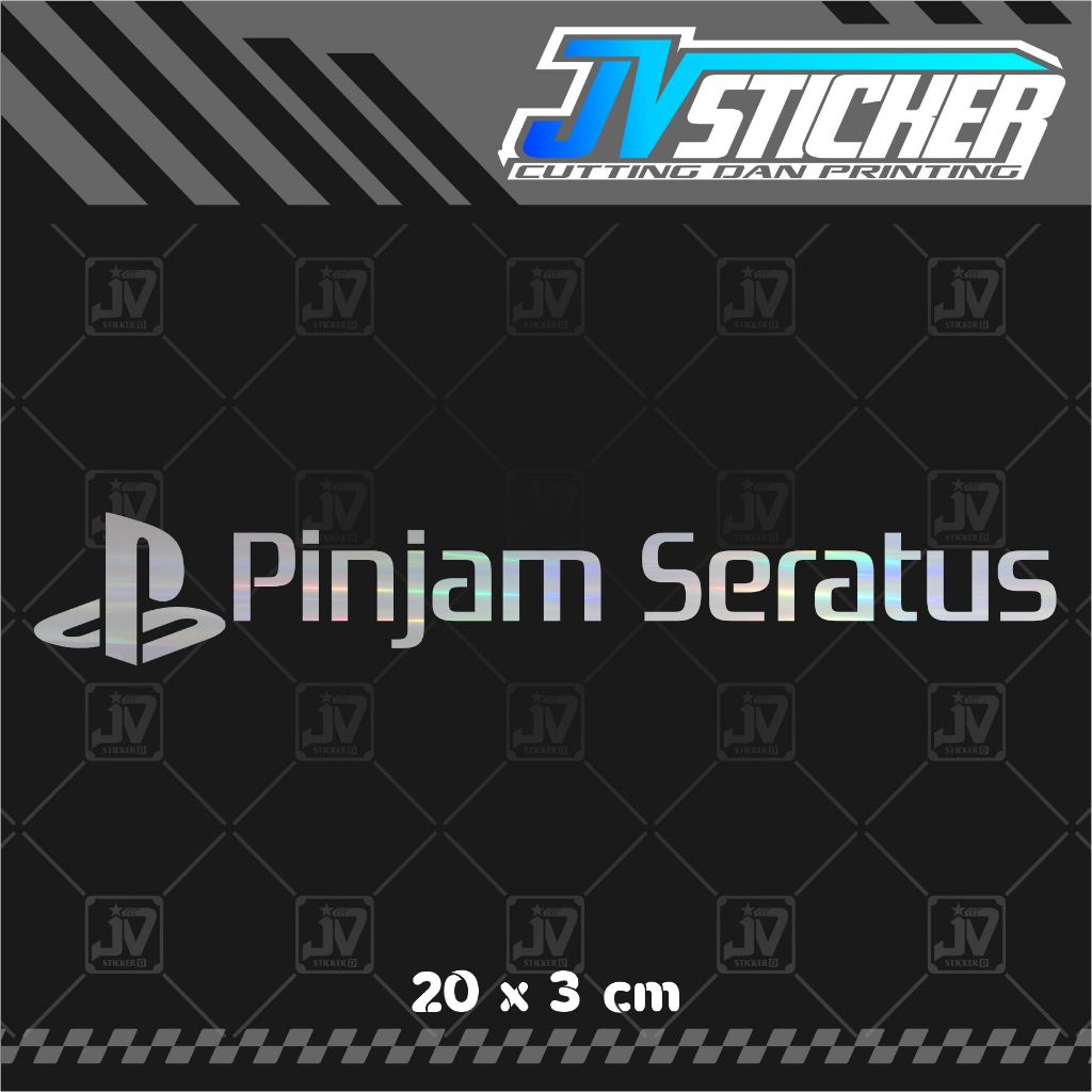 Jual sticker pinjam seratus cutting sticker motor murah ps | Shopee Indonesia