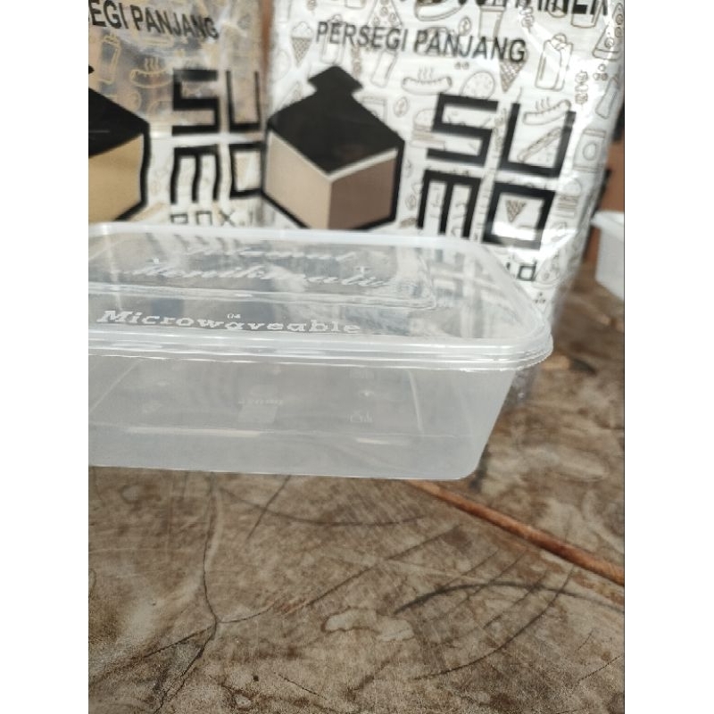 Jual BOX THINWALL PERSEGI PANJANG 750ML | Shopee Indonesia