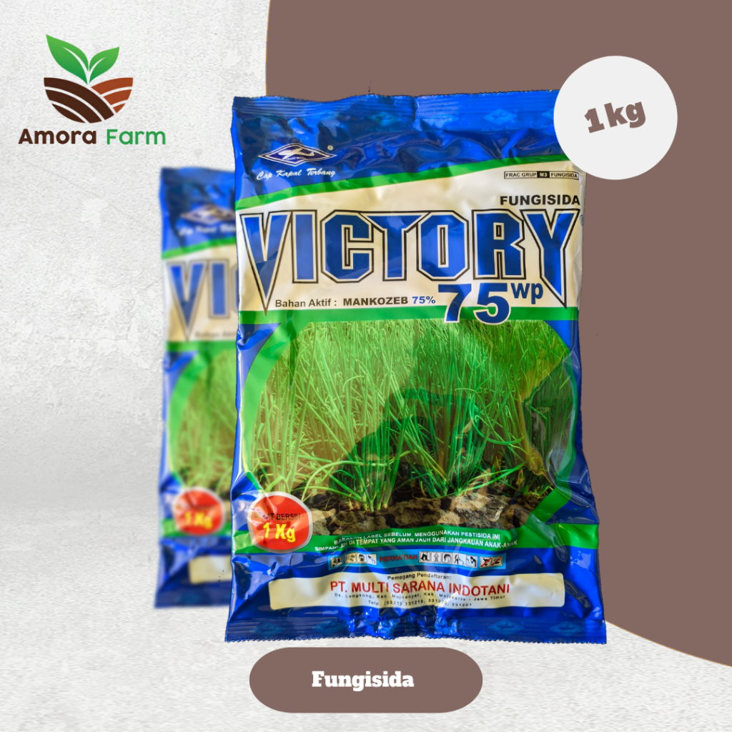 Jual Fungisida Victory 75WP Blue Isi 1kg Cap Kapal Terbang | Shopee ...