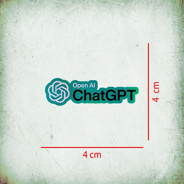 Jual STICKER HOLOGRAM LOGO CHAT GPT (CHATGPT) | Shopee Indonesia