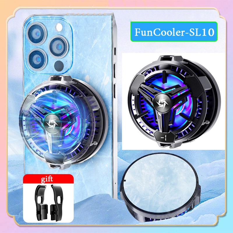 Jual Funcooler SL10 Fan Cooler Radiator Pendingin HP Cooling Fan Gaming ...