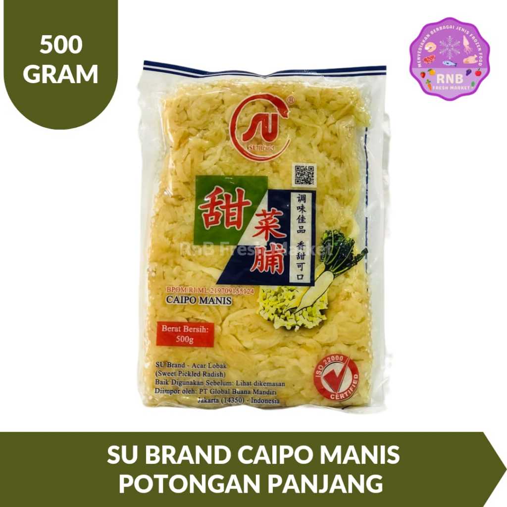 Jual Su Brand Caipo Manis Potongan Panjang 500 Gram | Shopee Indonesia