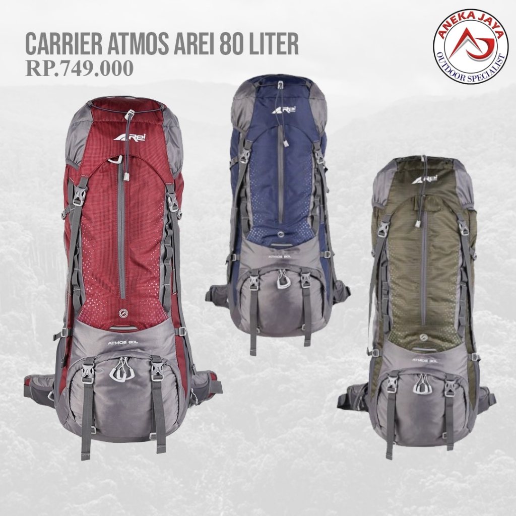 Jual CARRIER AREI ATMOS 80 LITER | Shopee Indonesia