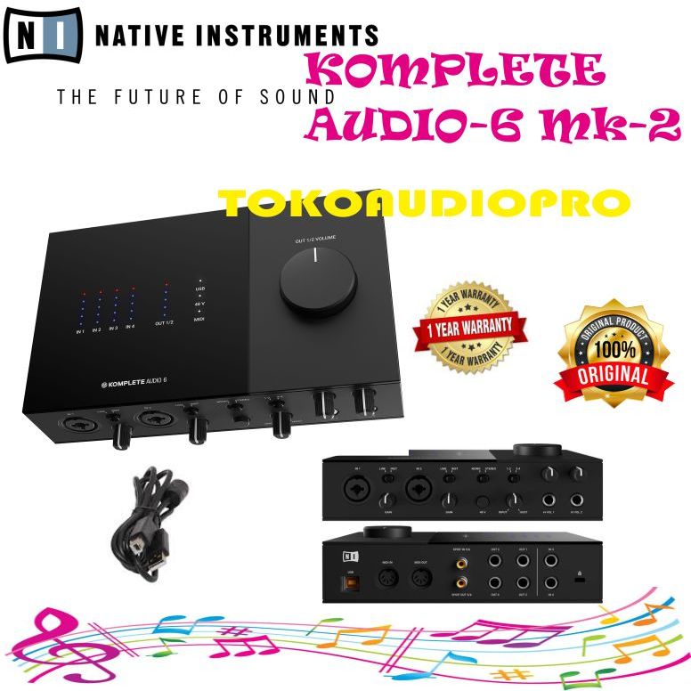 Jual Native Instruments Komplete Audio 6 MKII Soundcard Usb Audio ...