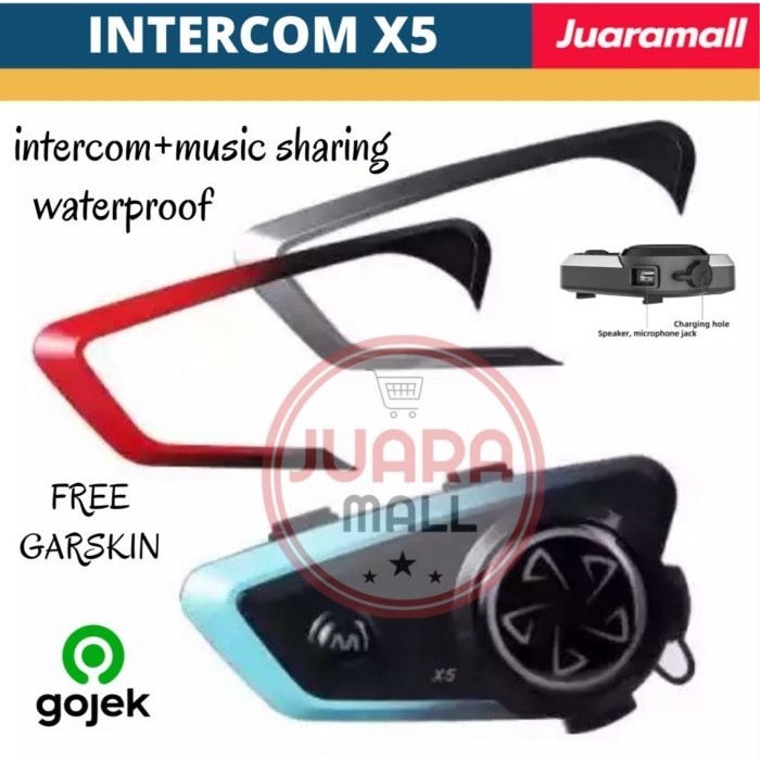 Jual INTERCOM X5 RETOUCH BLUETOOTH HELM INTERCOM HELM VS MAXTO M2 ORIGINAL | Shopee Indonesia
