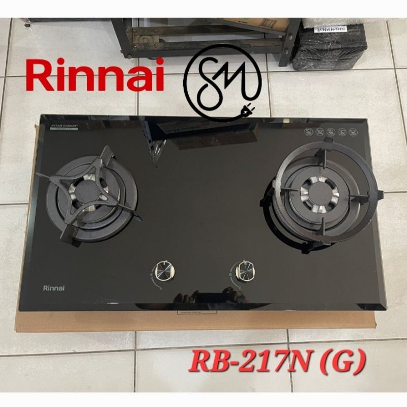 Jual Kompor Gas Tanam Rinnai RB-217N (G) RB217NG 2 tungku RB-217NG | Shopee Indonesia
