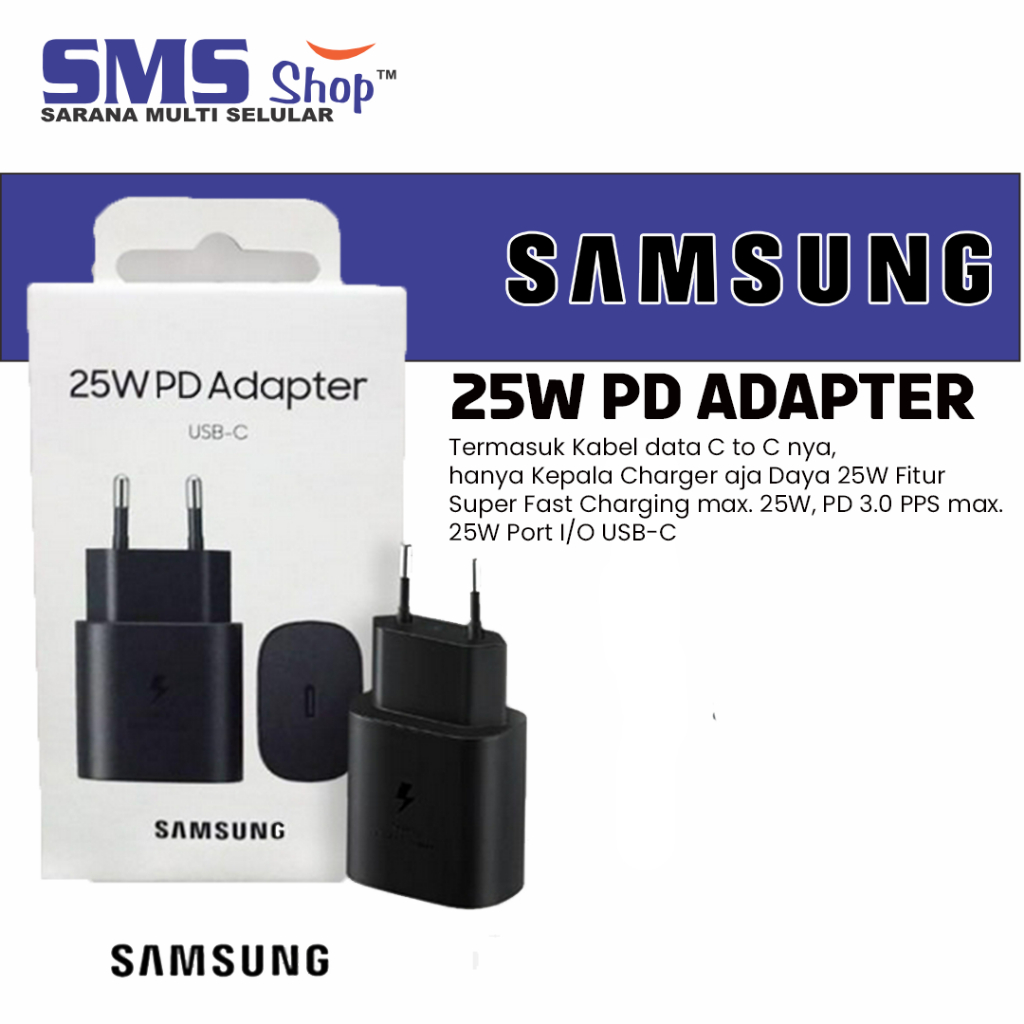 Jual SAMSUNG Travel Adapter Adaptor Charger 25w 25watt Fast Charge ...