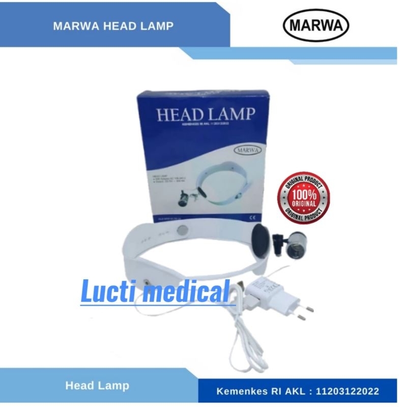 Jual New Head lamp marwa lampu senter LED medis senter kepala medis ...