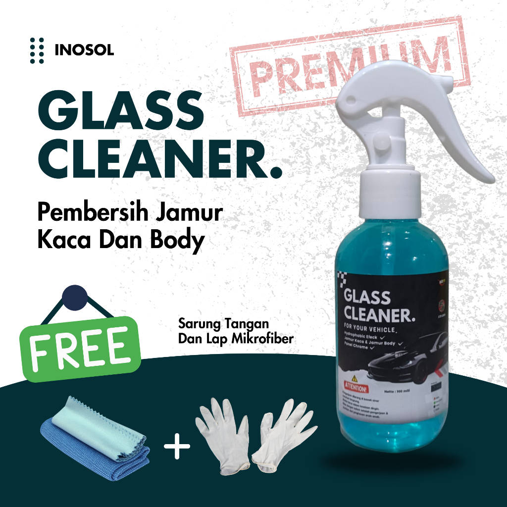Jual Glass Cleaner / Pembersih jamur kaca premium 150 ml dan 250ml ...
