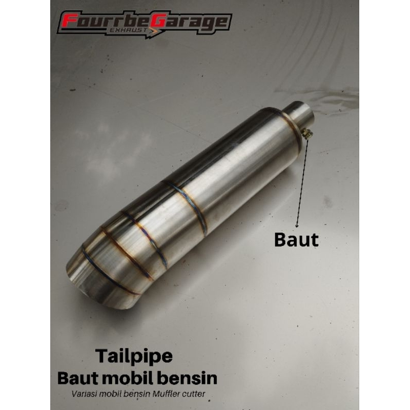 Jual Tailpipe JS Racing mobil bensin variasi muffler cutter pemasangan ...