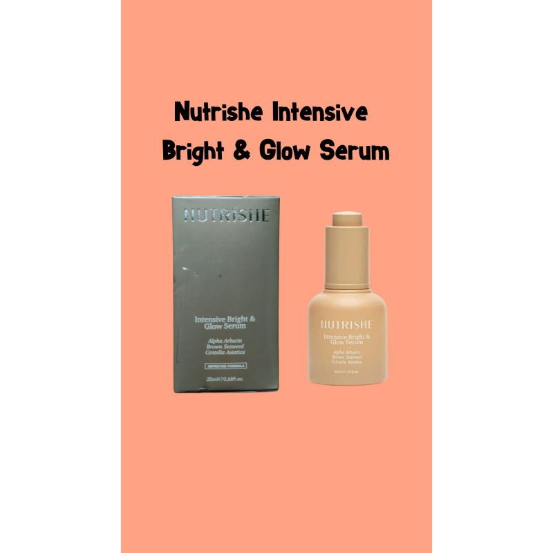 Jual Nutrishe Intensive Bright & Glow Serum 20/30 ml | Shopee Indonesia