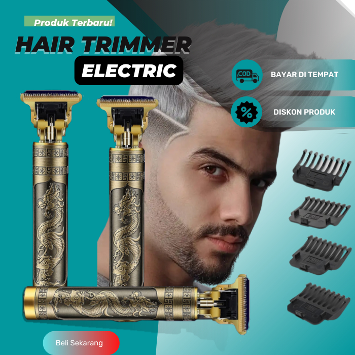 Jual Alat Cukur Rambut Profesional Hair Clipper Vintage / Alat Cukur Elektrik Mesin Cukur Rambut ...