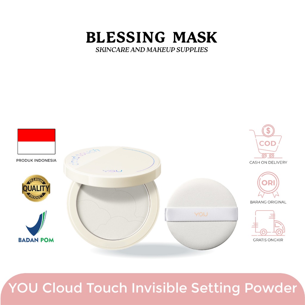 Jual YOU Cloud Touch Invisible Setting Powder | Oil Control | No Sebum ...