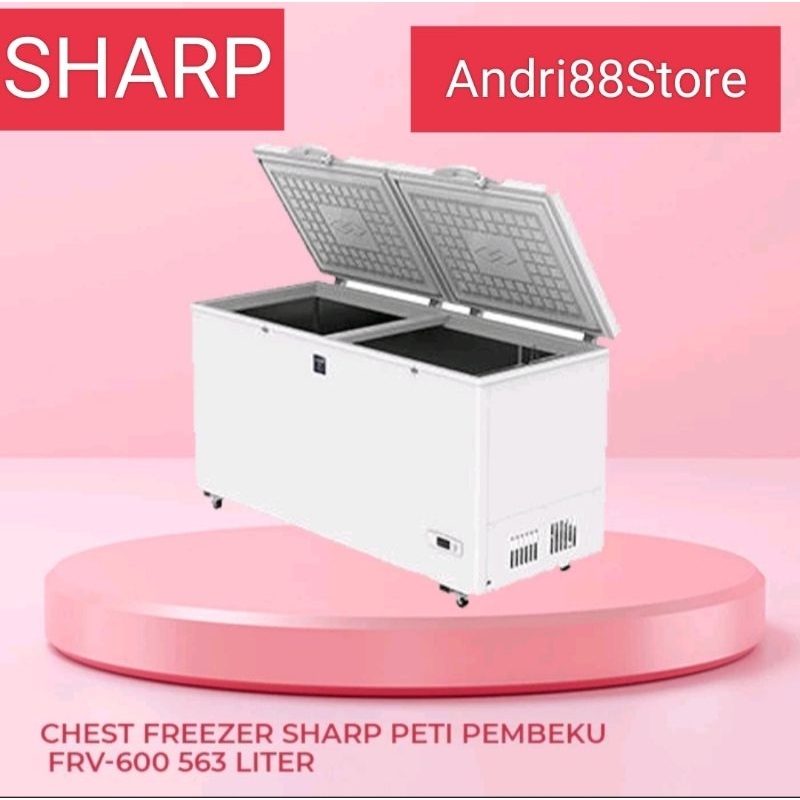 Jual CHEST FREEZER SHARP FRV-600 563 LITER | Shopee Indonesia