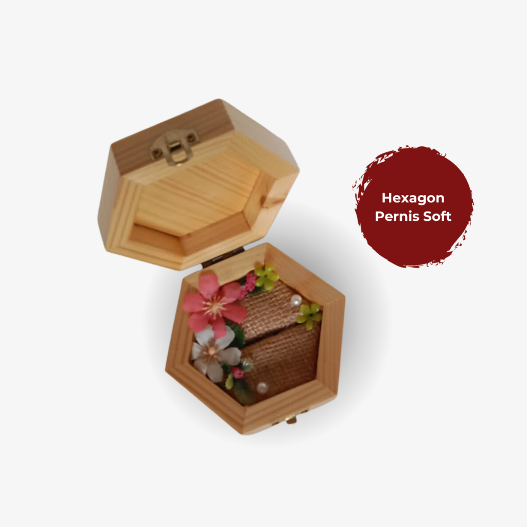 Jual Kotak Tempat Cincin Nikah Kawin Lamaran Ring Box Kayu Rustic ...