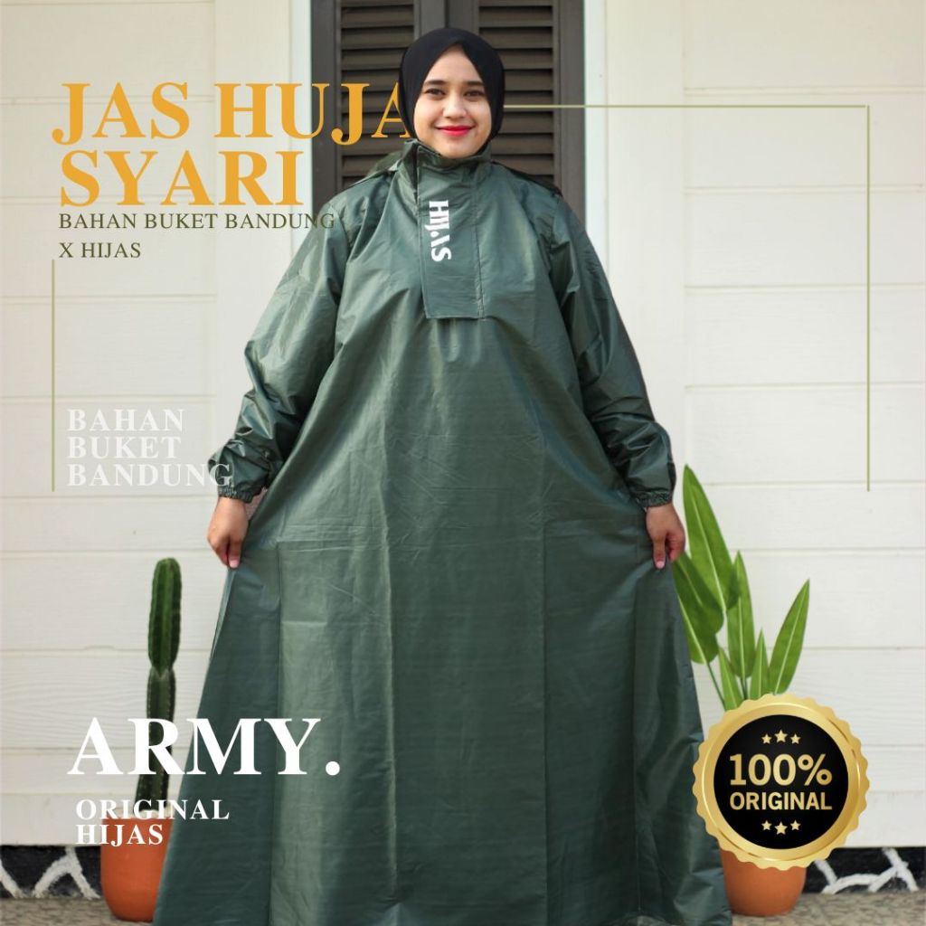 Jual Jas Hujan Wanita Muslimah Gamis Syar'i Pria Wanita | Shopee Indonesia