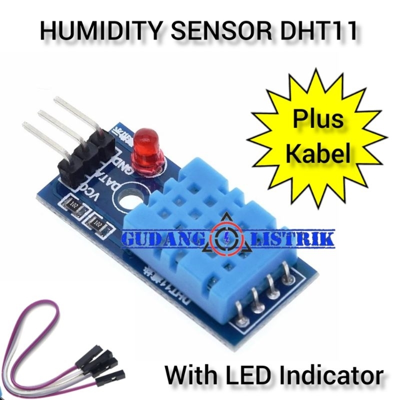 Jual DHT11 Module Humidity Sensor Kelembapan Udara Output Digital ...