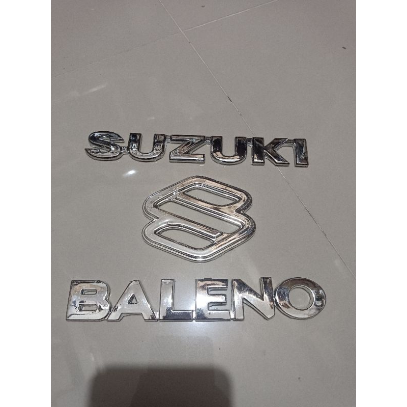 Jual Emblem logo Suzuki S Baleno set isi 3pc | Shopee Indonesia