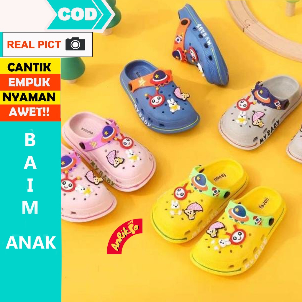 Jual Sandal Sendal Selop Slop Slip On Anak Perempuan Cewek Cewe Laki ...