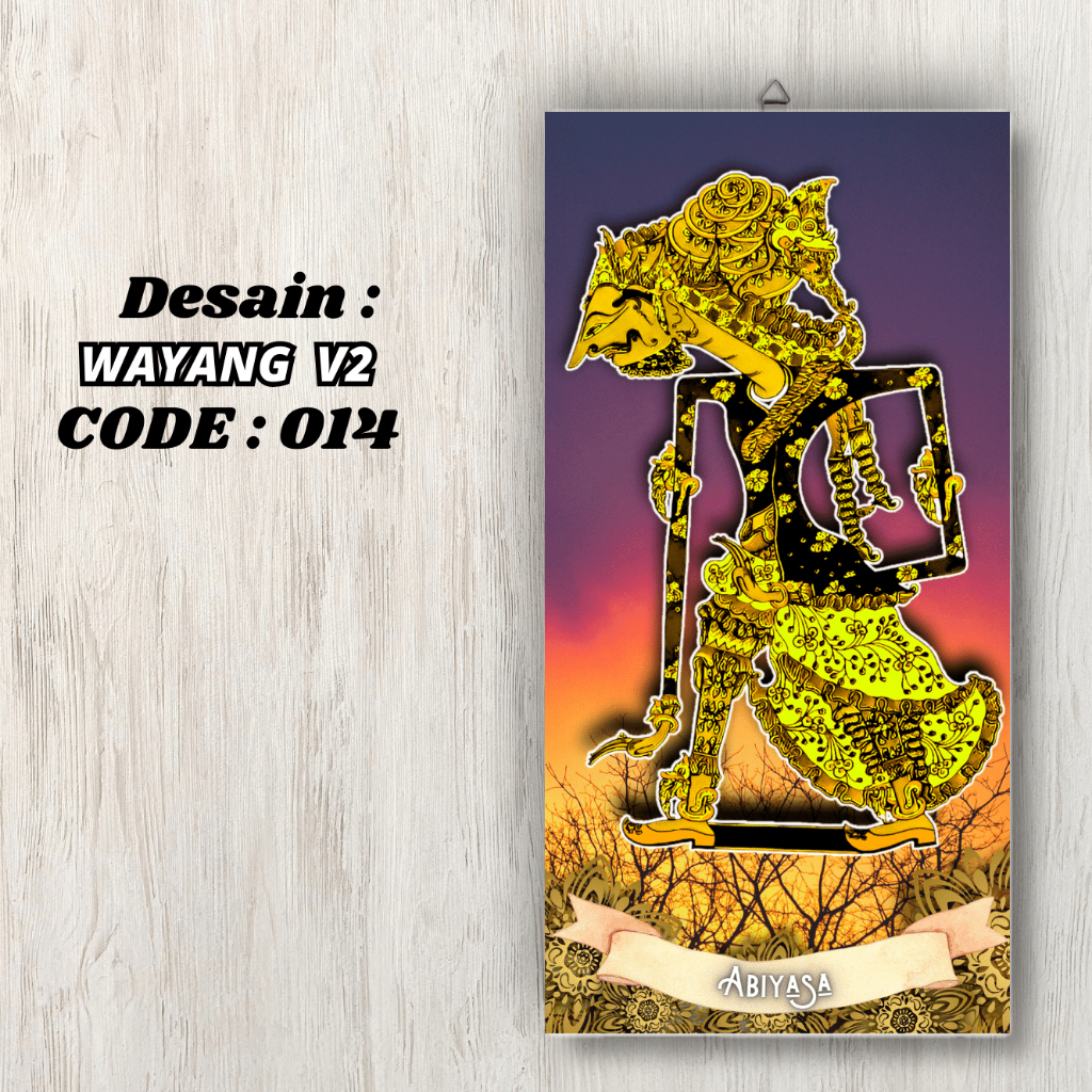 Jual WAYANG Hiasan dinding Wayang kulit Bingkai mdf / dekorasi dinding ...
