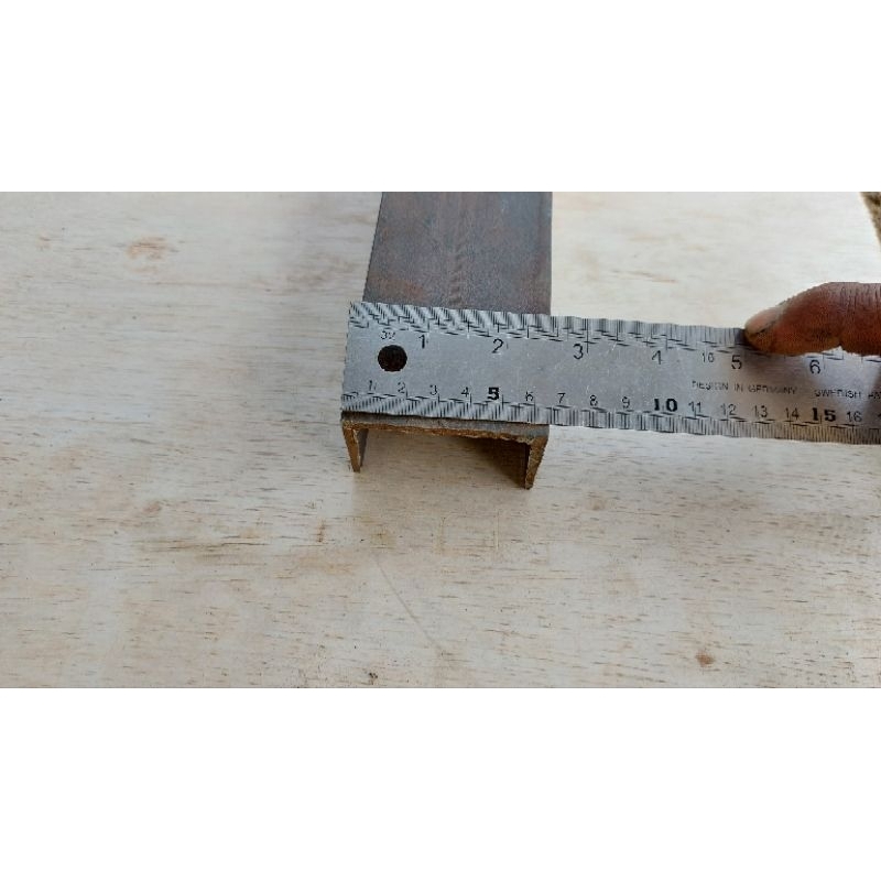 Jual besi unp 6,5cm atau kanal u 6,5cm panjang 50cm untuk kebutuhan DIY ...