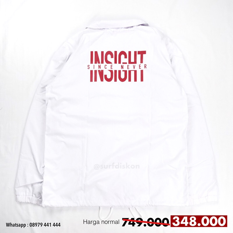 Jual Jaket Insight Breaker White | Shopee Indonesia