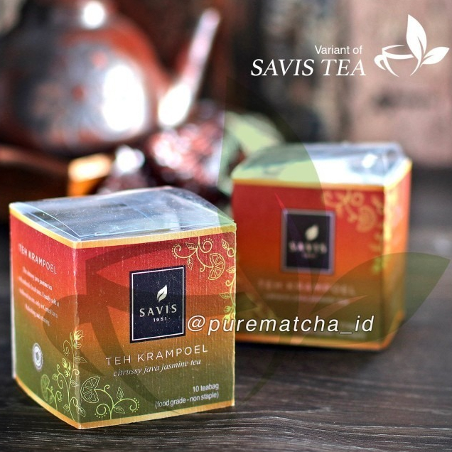 Jual Savis Tea - Teh Krampoel Box isi 20tb Lemon Green Tea Premium Teh ...