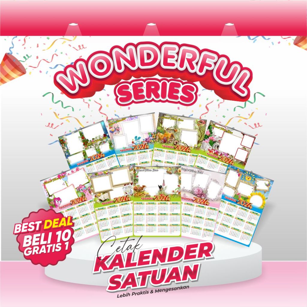 Jual "WONDERFUL SERIES" KALENDER 2024 DESAIN KEKINIAN | Shopee Indonesia