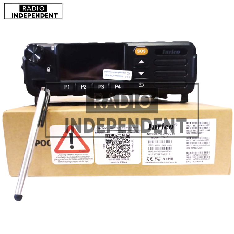 Jual Inrico TM-7 Plus 4G Network Radio Zello Walkiefleet Android Wifi ...