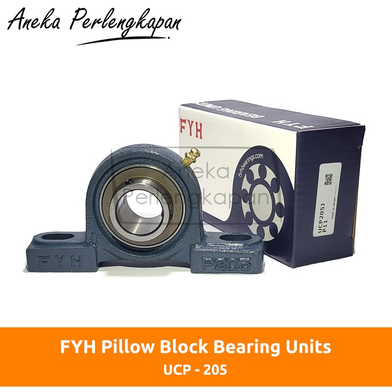 Jual Pillow Block Bearing Unit UCP 205 - As 25mm FYH Japan | Shopee Indonesia