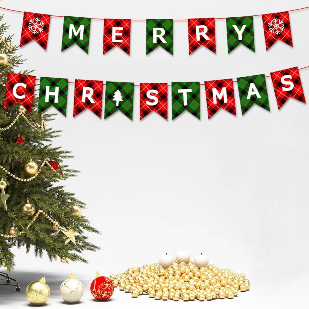 Jual BANNER MERRY CHRISTMAS ANEKA BANNER NATALAN BUNTING FLAG HIASA ...