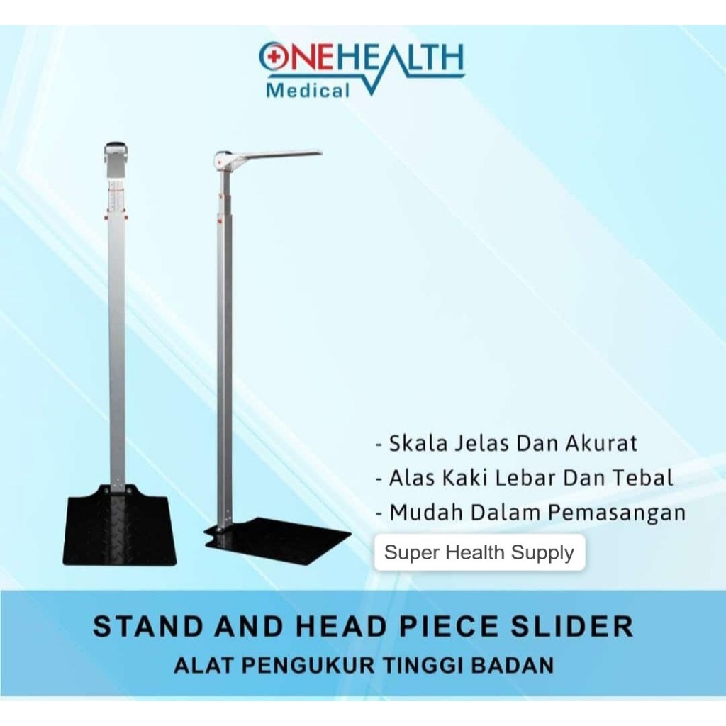 Jual Stadiometer Onehealth Pengukur Tinggi Badan Alat Ukur Tinggi Badan ...