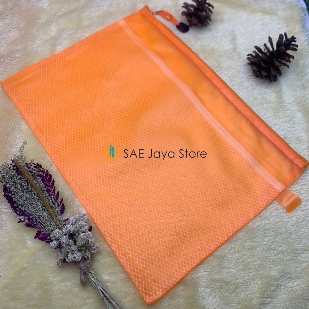 Jual (A4) SAE - TAS MAP DOKUMEN RESLETING A4 WARNA POLOS / DOCUMENT BAG ...