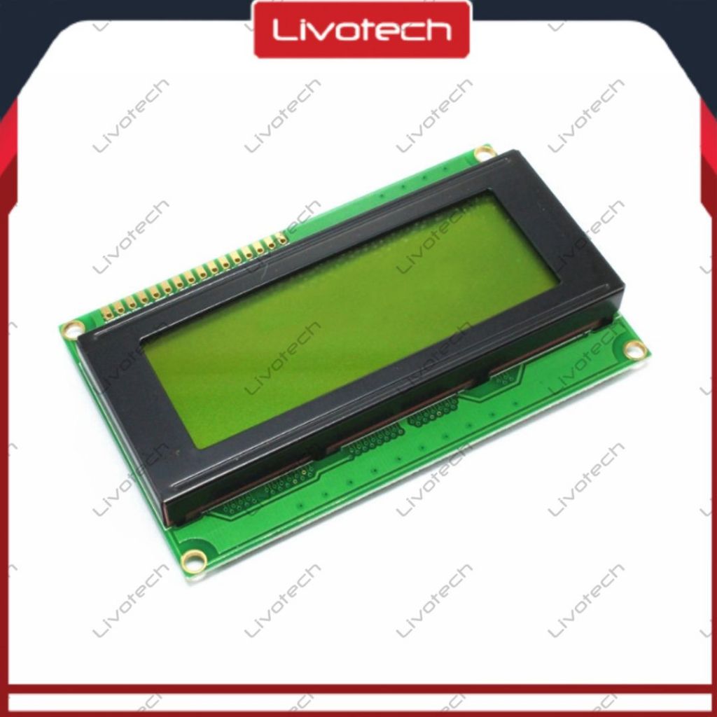 Jual LCD Display Yellow Green 20x4 I2C Character 2004 Background Layar ...