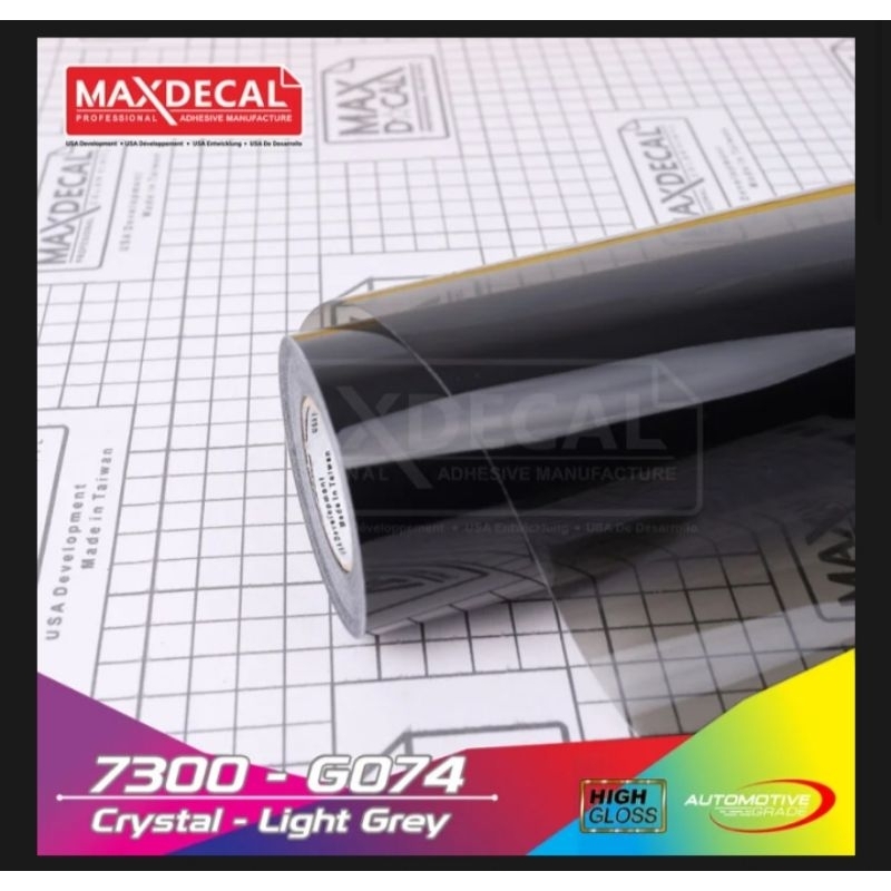 Jual STIKER MAXDECAL HITAM BENING PLASTIK, HITAM BENING, HITAM ...