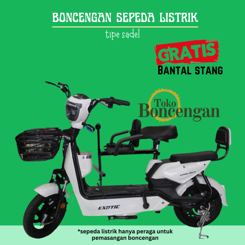 Jual Boncengan Anak Sepeda Listrik Boncengan Sepeda Listrik Boncengan ...