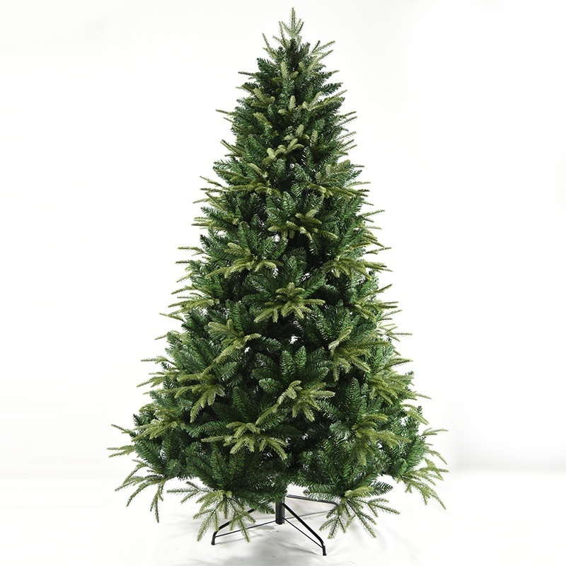 Jual 2,7 Meter Pohon Natal Cemara Hijau PE+PVC 9feet Model Baru 270 cm ...