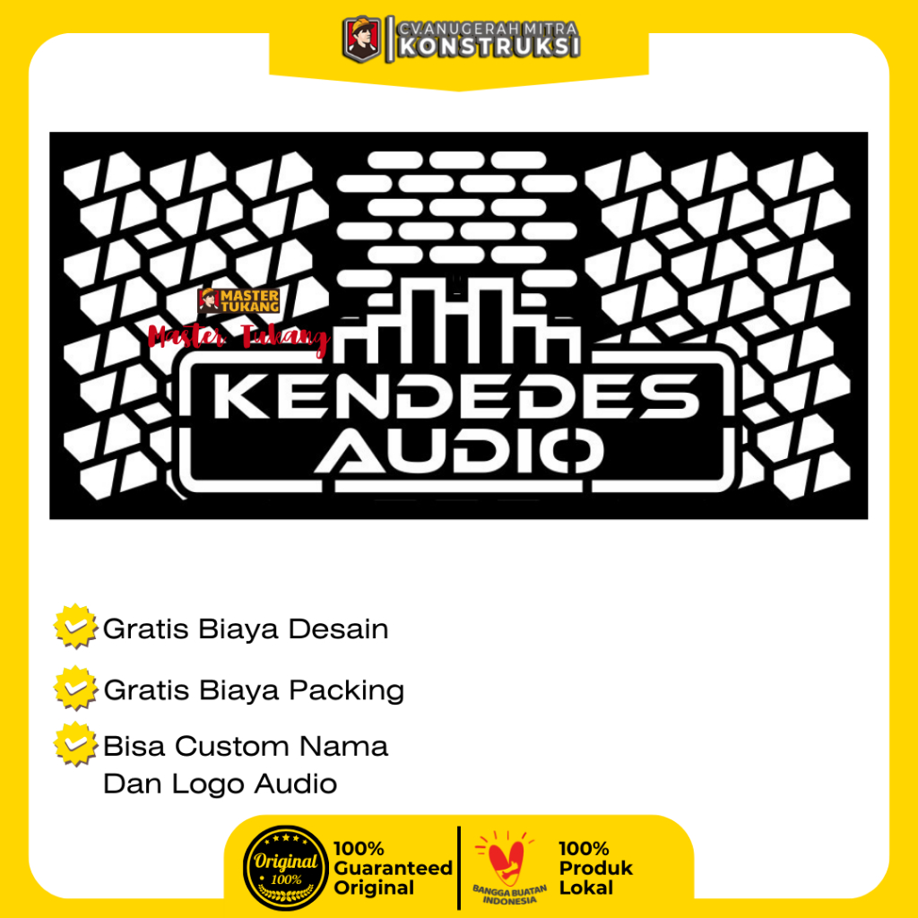 Jual Grill Sound System Custom Tutup Ram Speaker Box Sound System ...