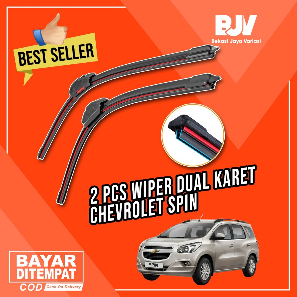 Jual Wiper Mobil Dual Blade - Chevrolet Spin - Wiper Frameless Dua ...