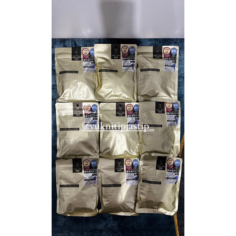 Jual Ready Stock Masker Derma laser vc100 gold mask 7sheets Masker ...
