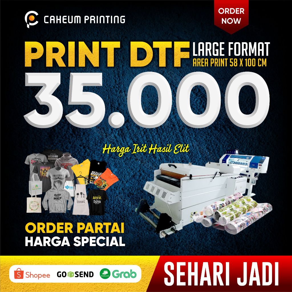 Jual Cetak DTF A3 atau Meteran / Sablon Digital / Print Digital ... Jual Cetak DTF A3 atau Meteran / Sablon Digital / Print Digital ...