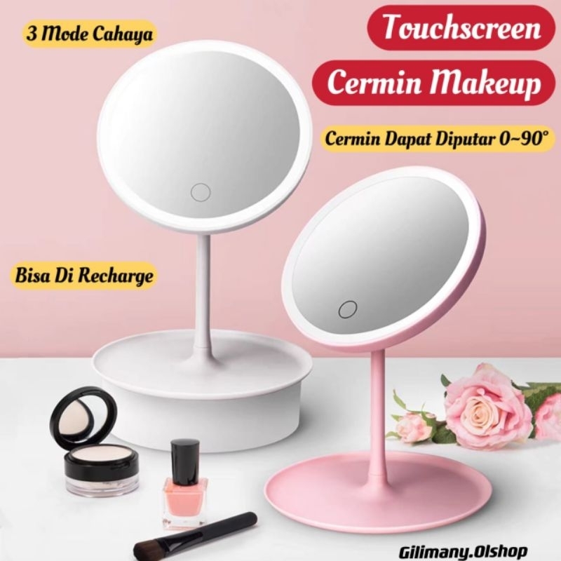 Jual Cermin LED/Cermin Lampu LED /cermin makeup Meja Denga Lampu LED⭐ Gilimany ⭐ | Shopee Indonesia