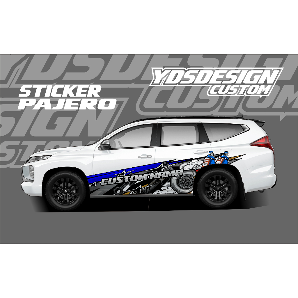 Jual STICKER DECAL LIVERY PAJERO,INNOVA,FORTUNER | Shopee Indonesia