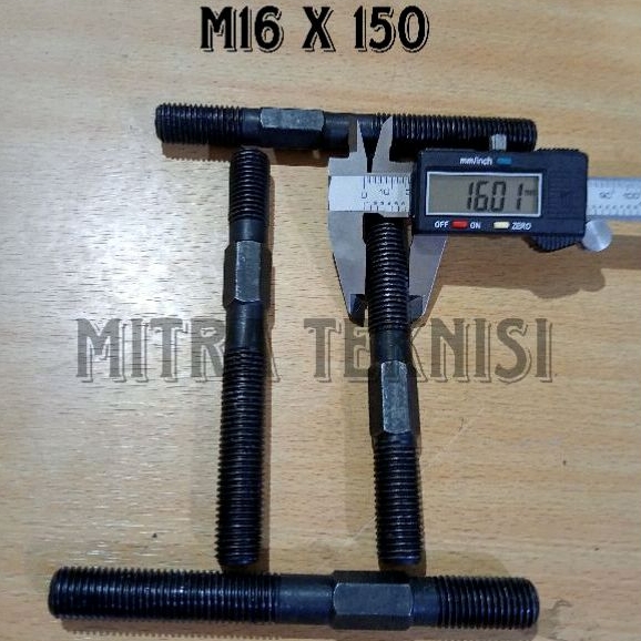 Jual Baut Mold Clamp Double Drat M16x150 | Shopee Indonesia