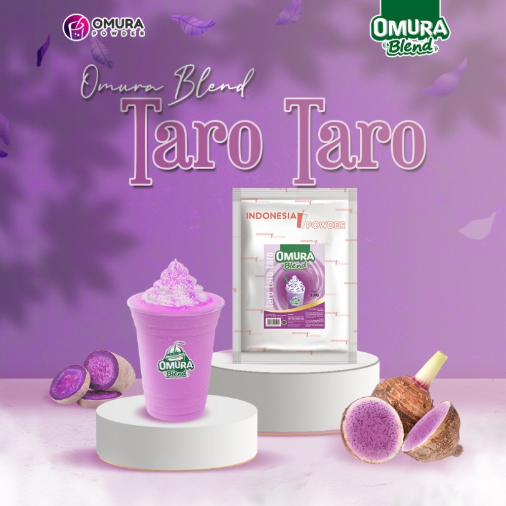 Jual BLEND Bubuk Minuman Premium Rasa Taro Mix Gula 1 Kg & 500 Gram ...
